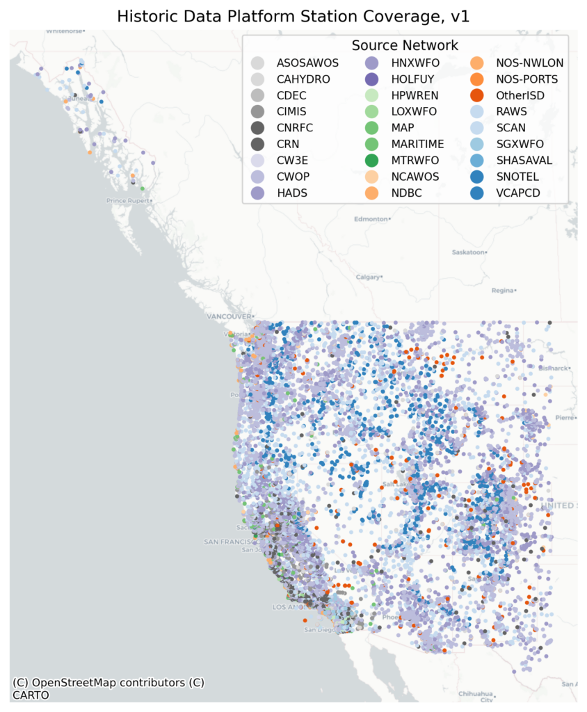 Historical Observations Data Platform - Eagle Rock Analytics